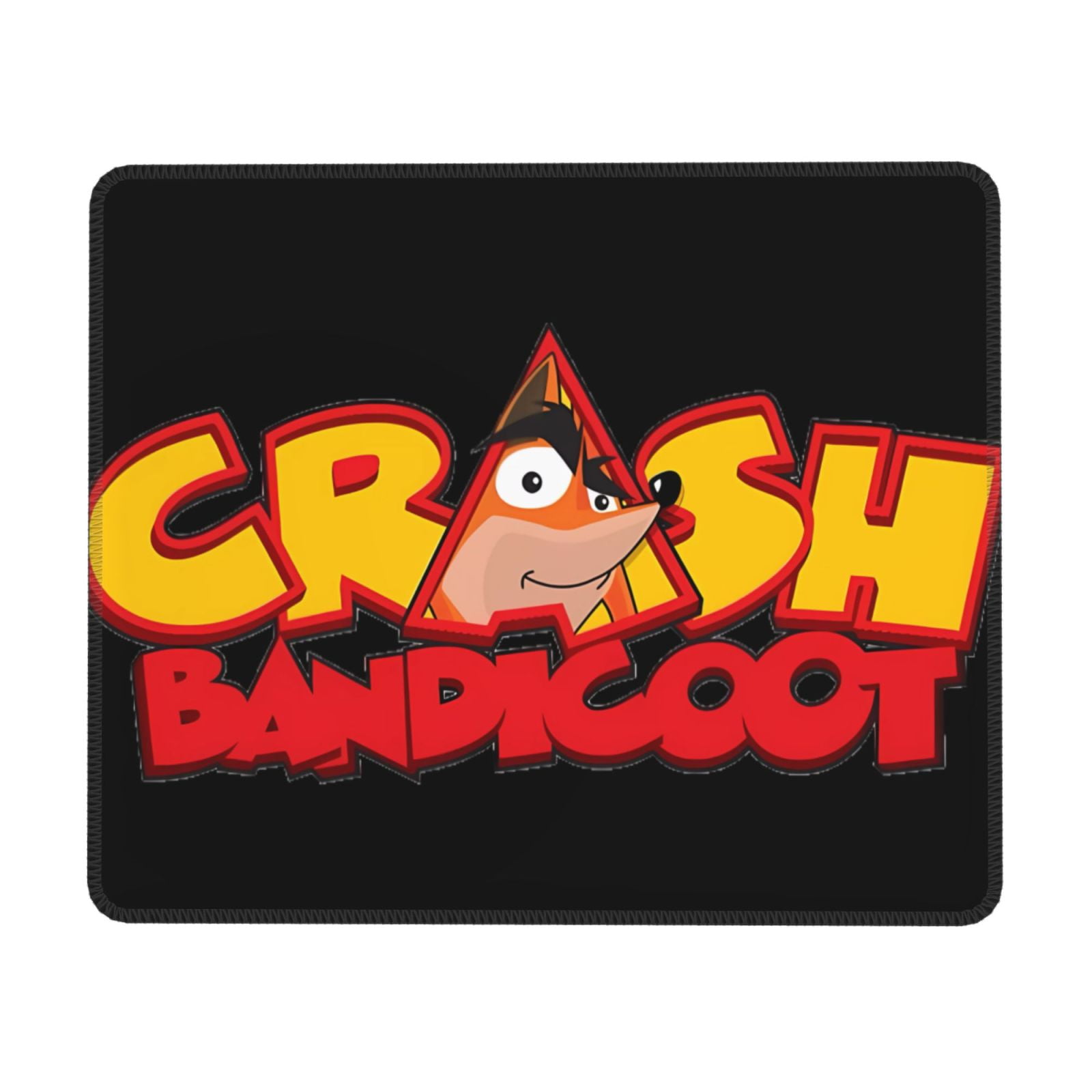 Crash Bandicoot Mouse Pad Square Mouse Pad for Desk Soft Computer Mouse ...