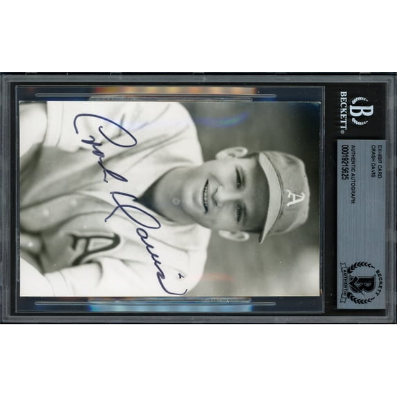 Crash Davis Autographed Postcard Philadelphia A's "Bull Durham" Beckett ...