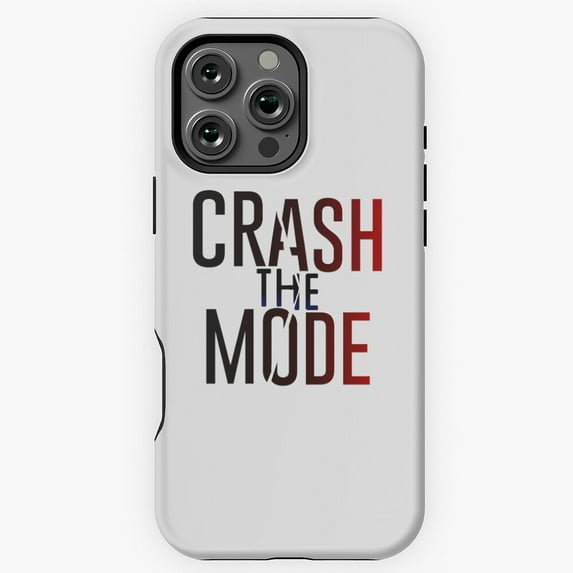 Crash Mode Retro Glitch Heroic Tech Graphic iPhone Case 17 to 11 Pro ...