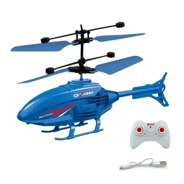 Crash Resistant Remote Control Aircraft Induction Helicopter Dual-mode ...