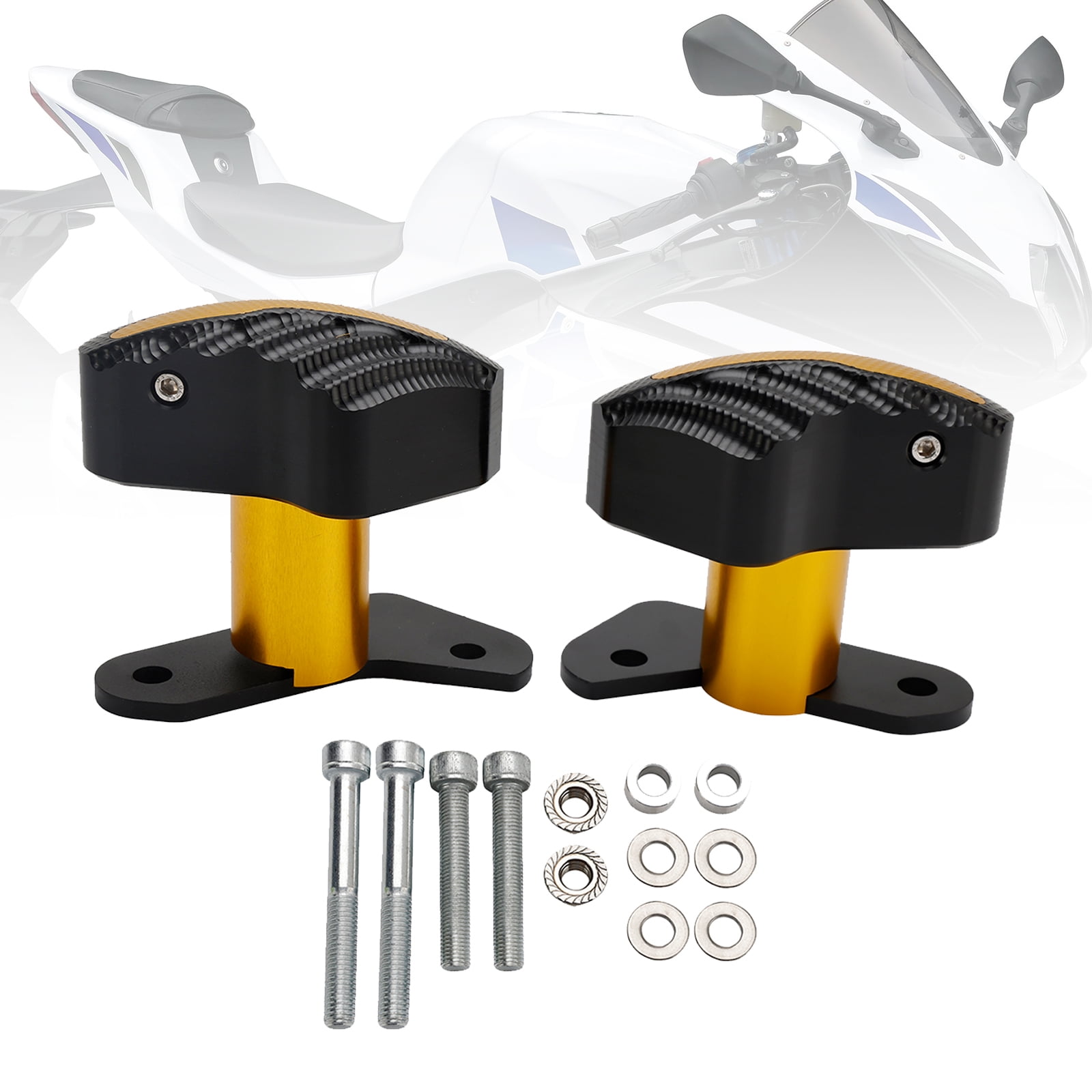 Crash Slider Protection Gold For Suzuki Gsxr1000 2017-2023 - Walmart.com