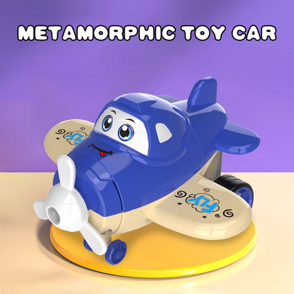 Crash Transformation Airplane Deformation Robot Toy Inertia Push ...