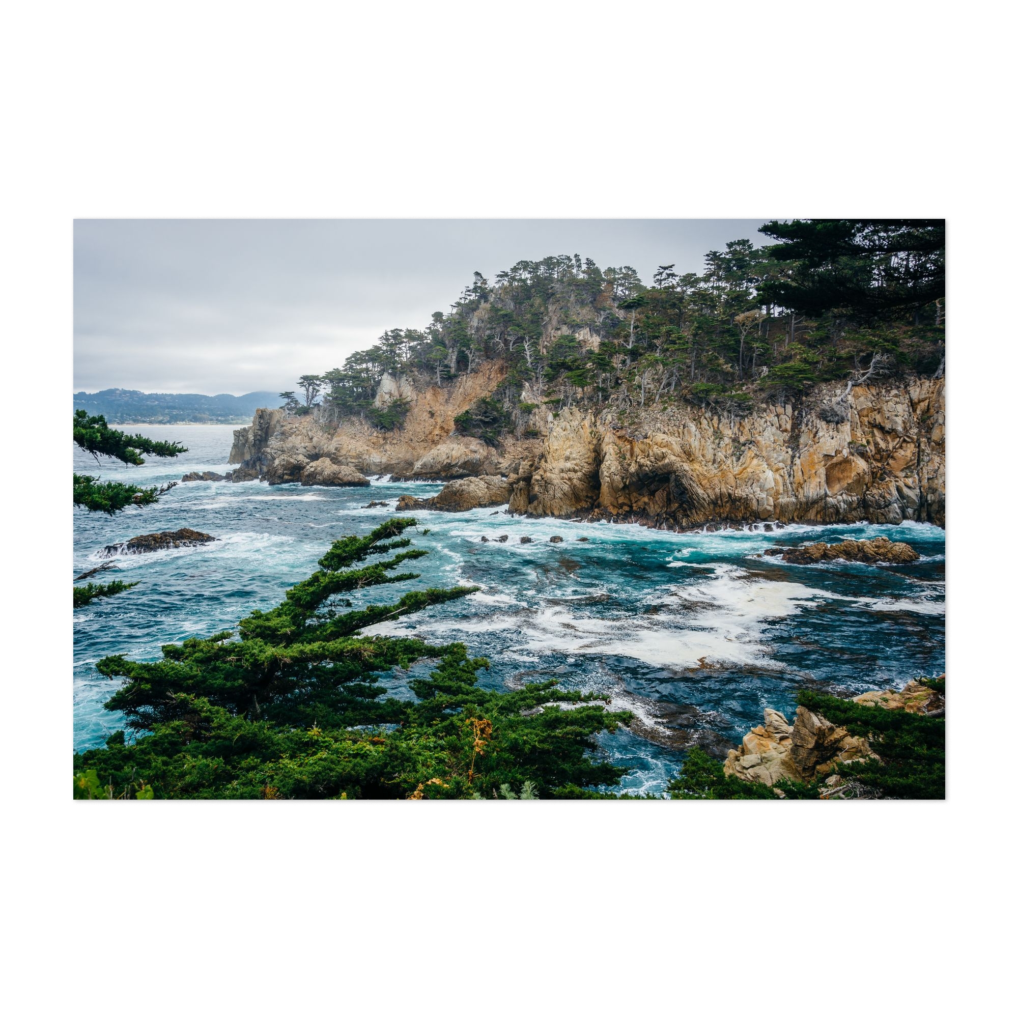 Crashing in Point Lobos - Big Sur California Photography Unframed Wall ...
