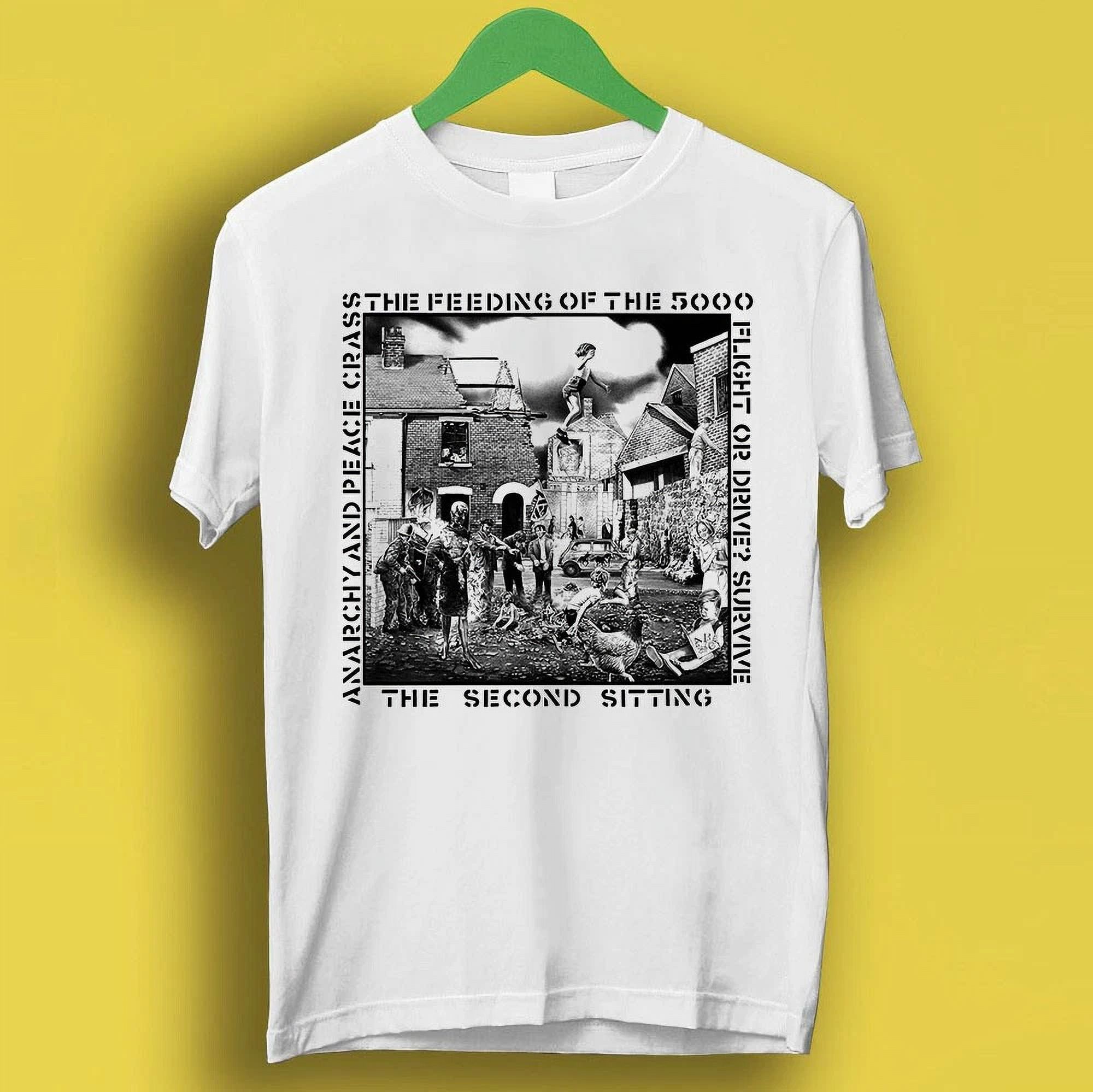Crass The Feeding Of The 5000 Punk Rock Retro Cool Gift Tee T Shirt ...