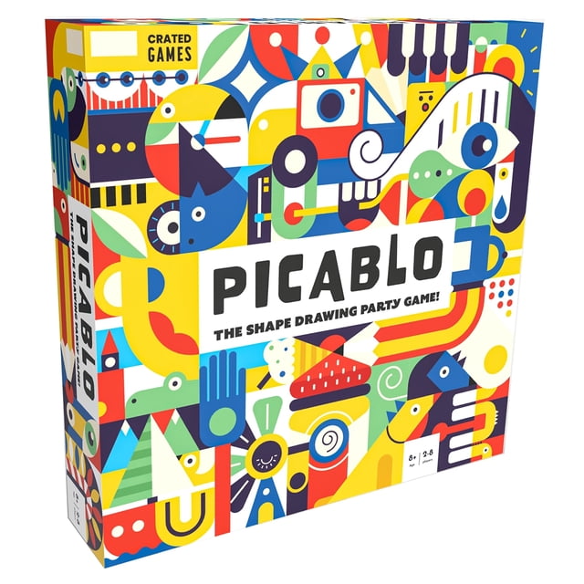 Crated Games Picablo Shape Drawing Party Game for All Skill Levels ...