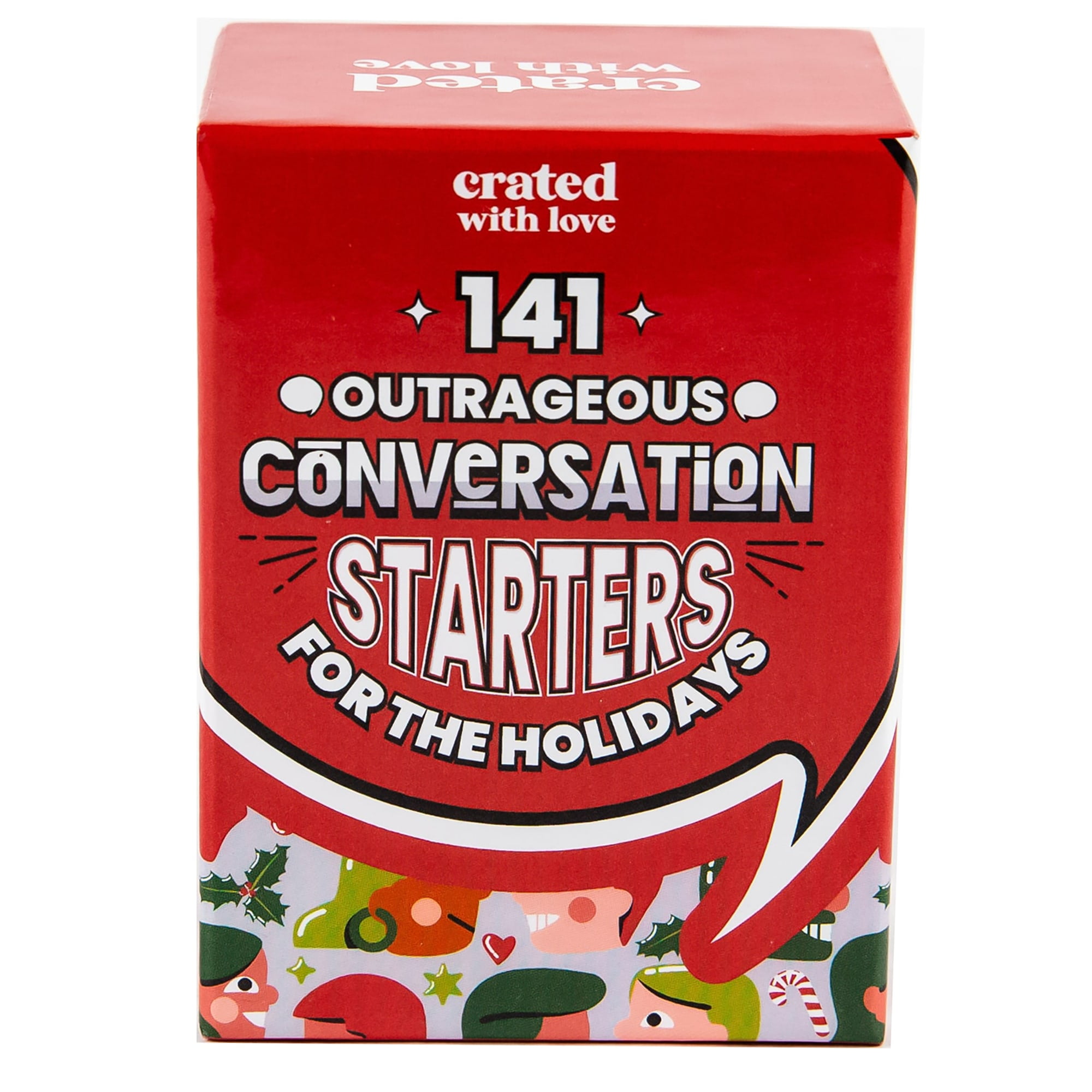 Crated With Love: 141 Outrageous Conversation Starters For the Holidays ...