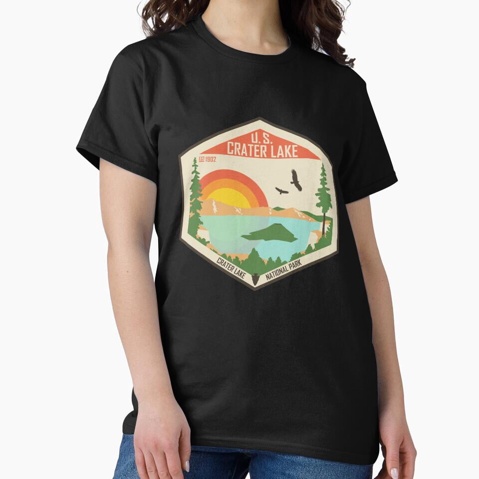Crater Lake National Park Shirt, Casual Graphic Tee, Everyday Short ...