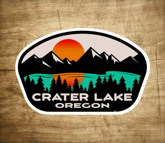 Crater Lake Sticker Decal National Park Oregon Phone Decal Water Bottle ...