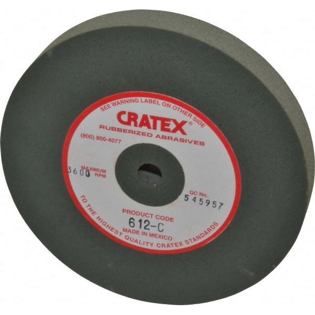 Cratex 6" Diam x 1/2" Hole x 3/4" Thick, Surface Grinding Wheel ...
