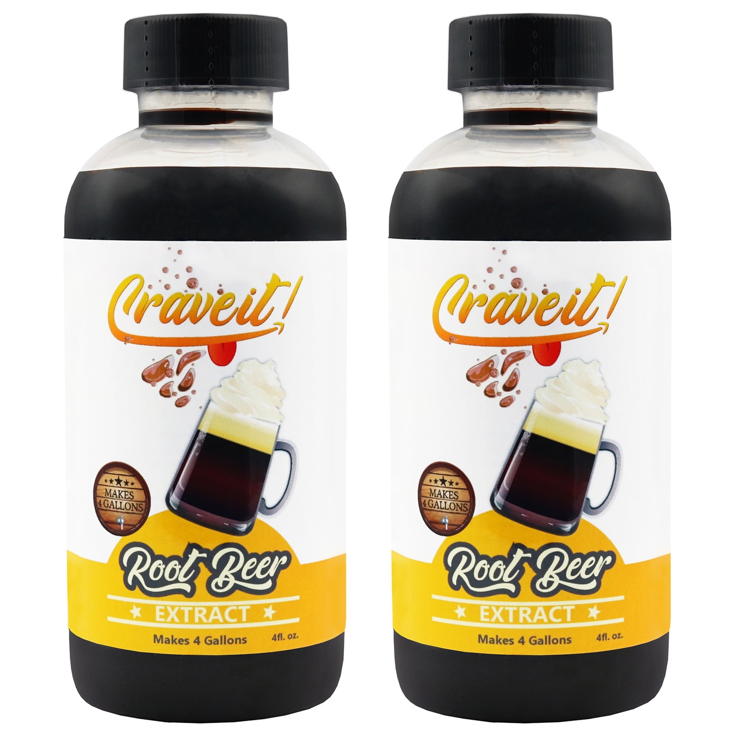 Crave It 4 Ounce Root Beer Extract - Easiest Homemade Root Beer, Makes ...