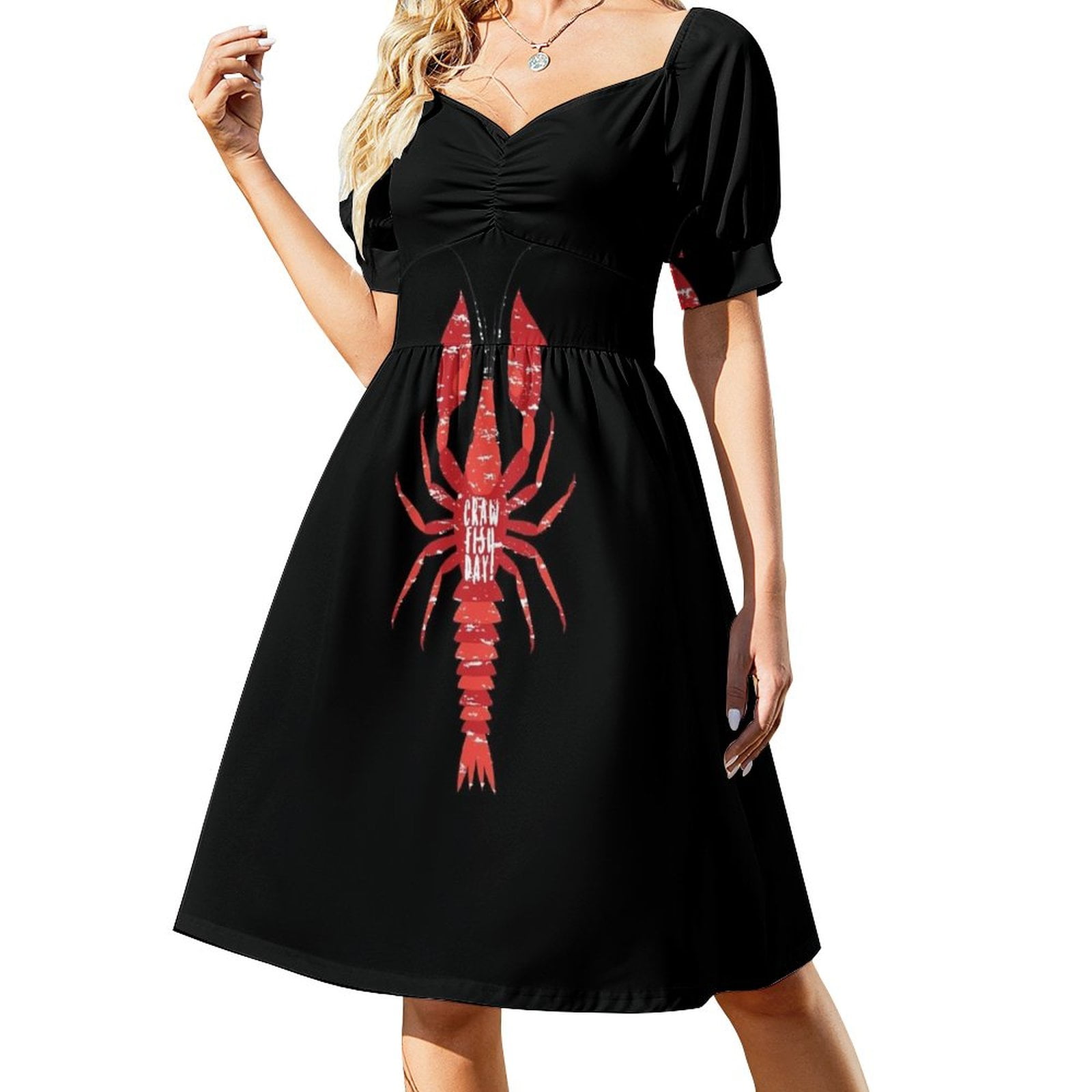 Craw Day Cajun Boil Mudbug Festival Sleeveless Dress women formal ...
