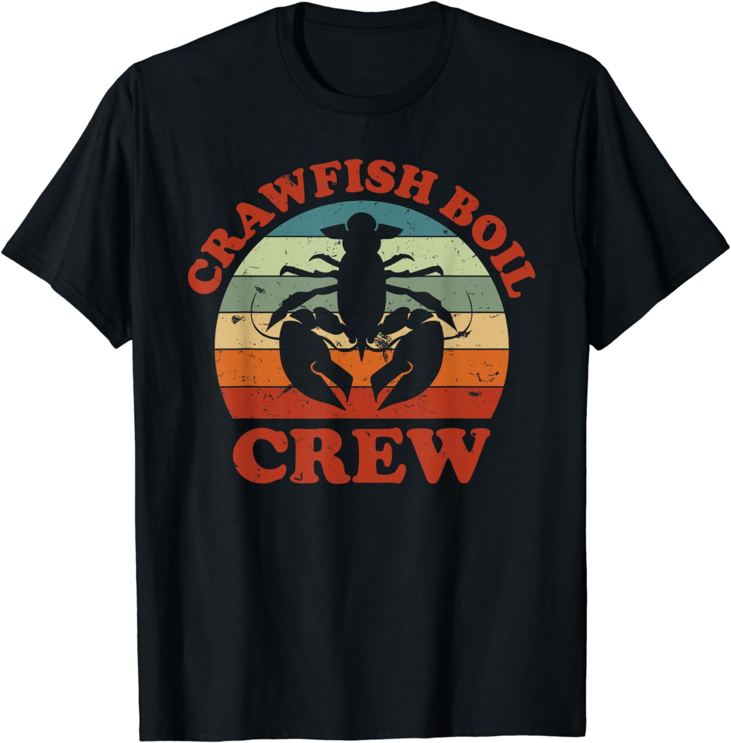 Crawfish Boil Crawfish Boil Crew Funny Crayfish Cotton T-Shirt ...