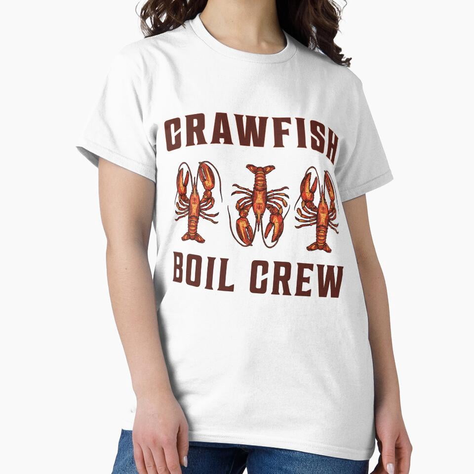 Crawfish Boil Crew Coastal Edition Shirt, Cajun Seafood Graphic Tee ...