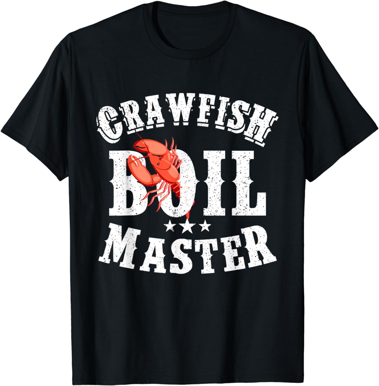 Crawfish Boil Master Cajun Seafood Festival Retro Cooking T-Shirt ...
