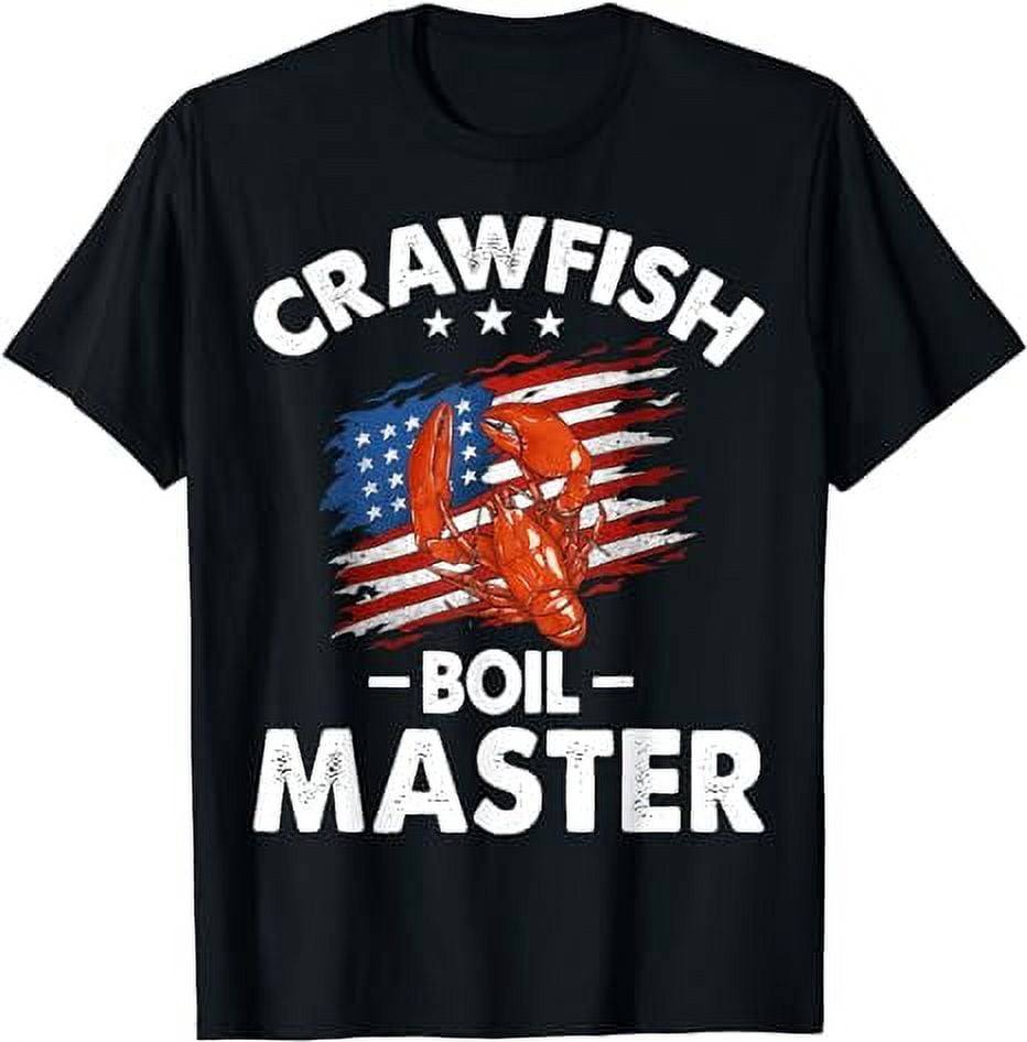 Crawfish Boil Master - Crawfish Boiling Crab Mud Bug T-Shirt - Walmart.com