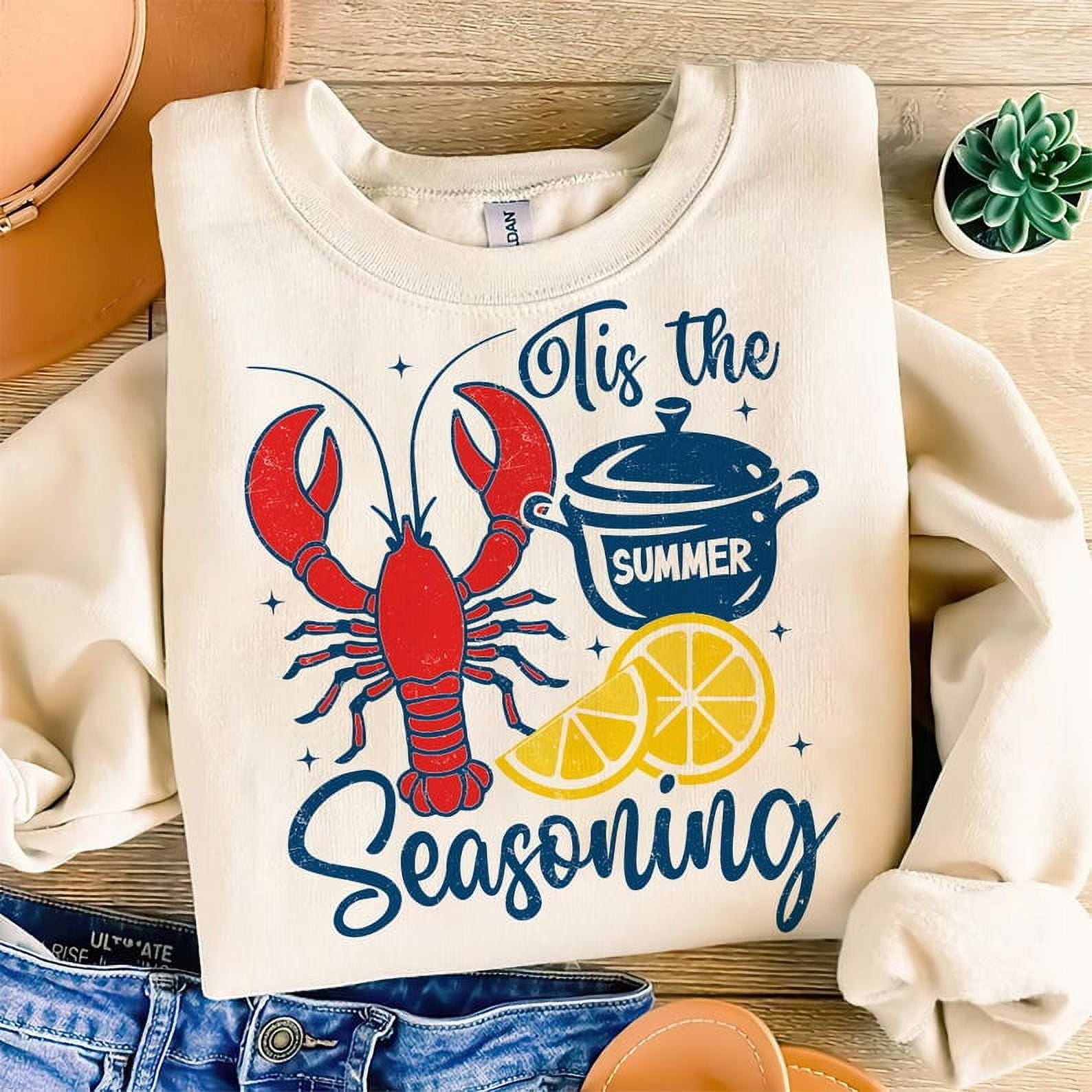 Crawfish Boil Sweatshirt, Funny Summer Crawfish Shirt, Retro Fisherman ...
