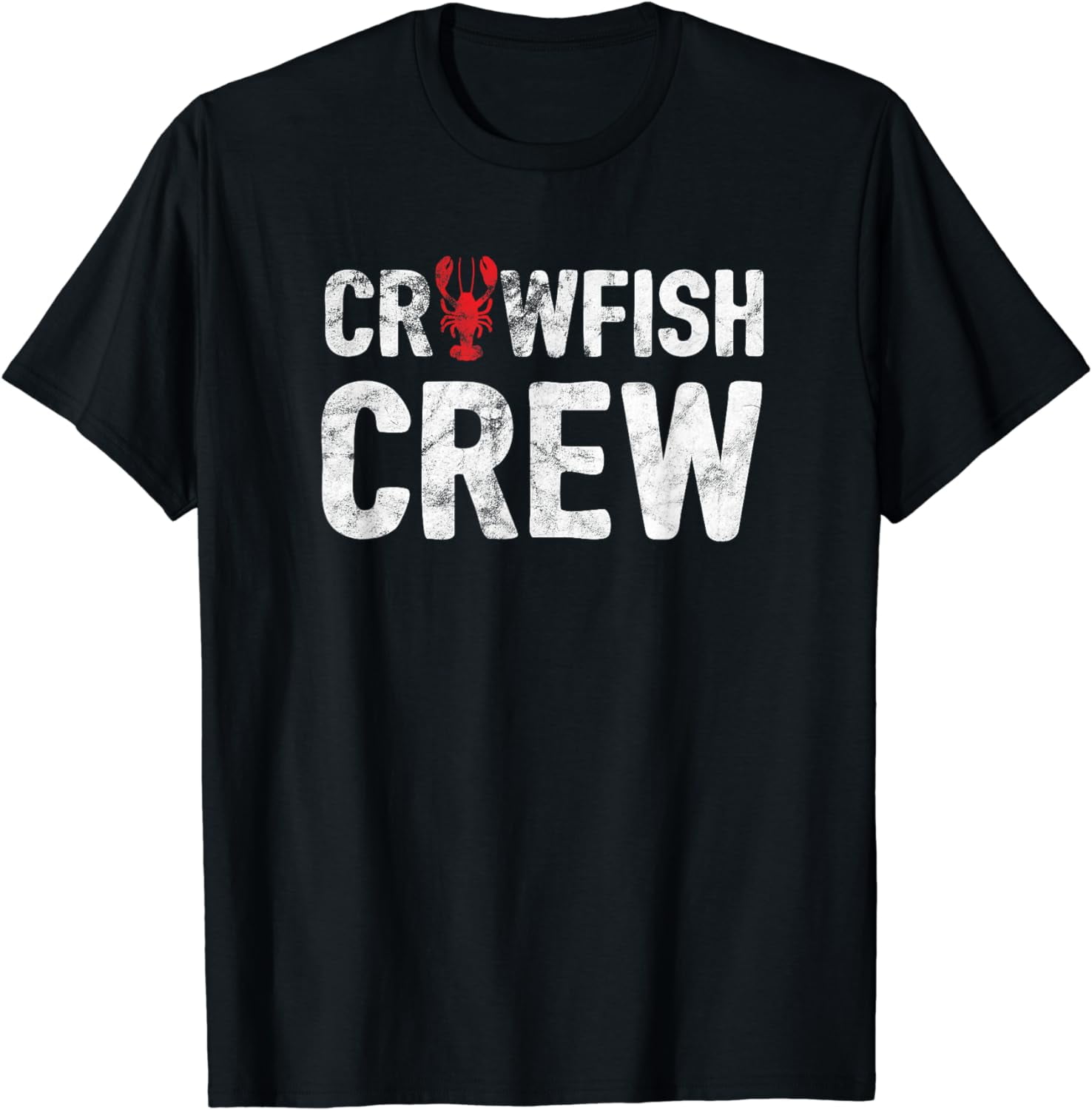 Crawfish Crew Funny Cajun Crawfish Boil Shirt - White - Walmart.com