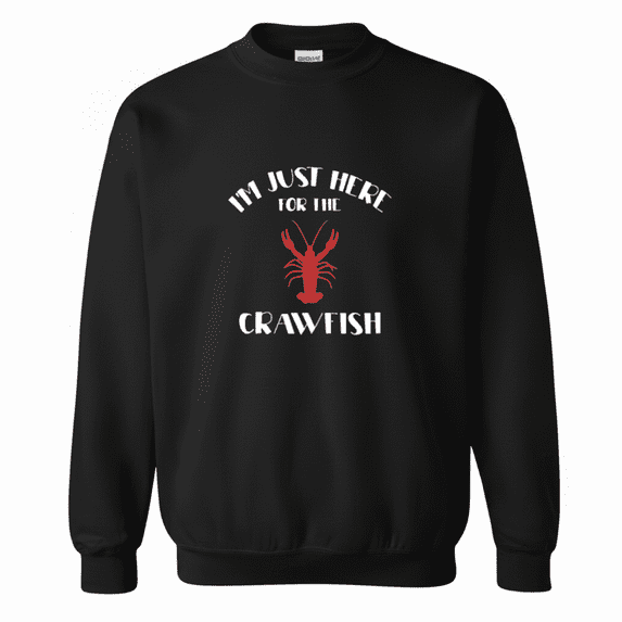 Crawfish Fan Seafood Fun I’m Just Here For The Boil Sweatshirt, up to ...