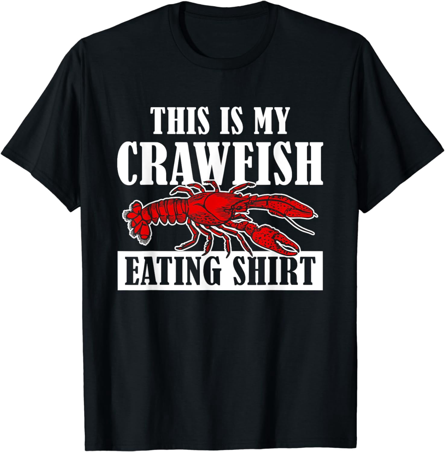 Crawfish Festival Clothing - This is My Crawfish Eating Cotton T-Shirt ...