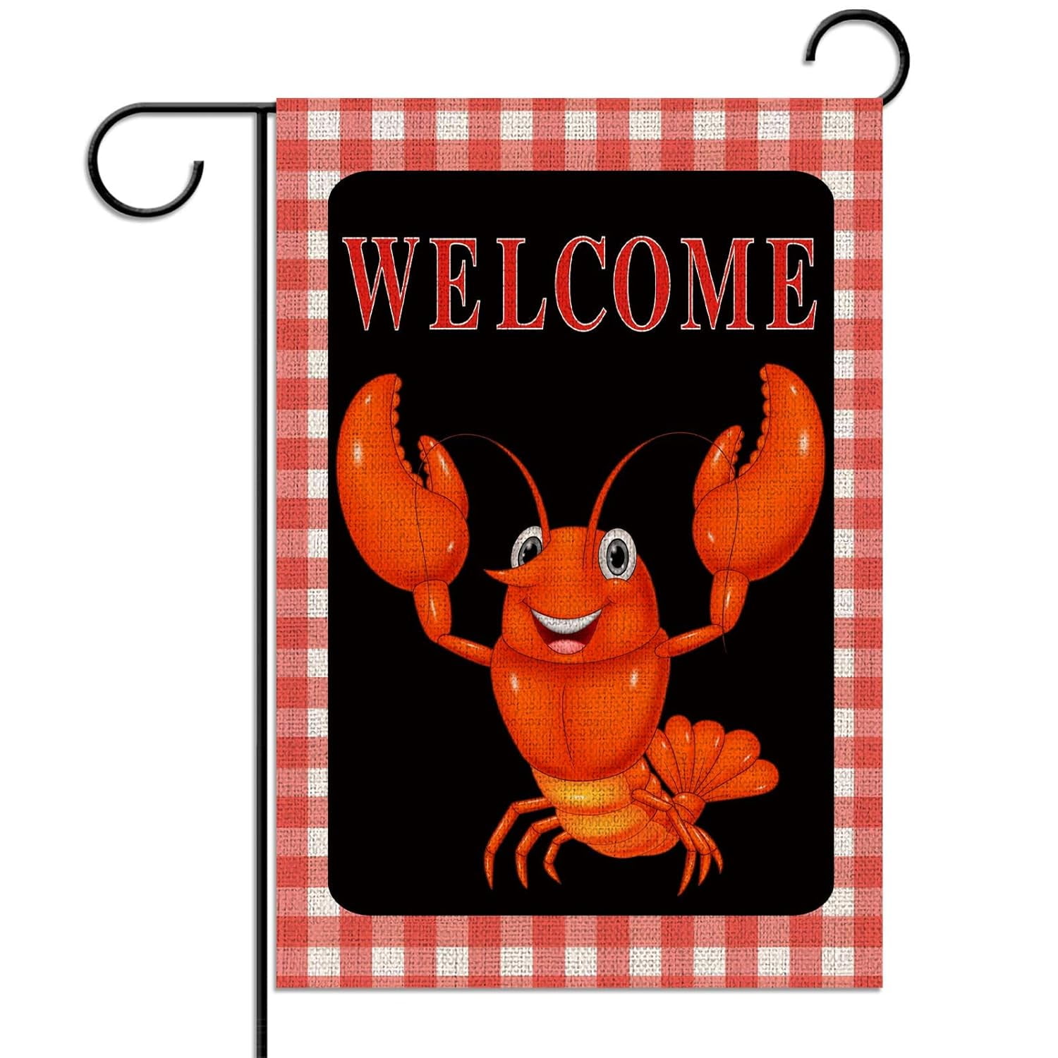 Crawfish Garden Flag Seafood Boil Welcome Sign Crawfish Boil Party ...