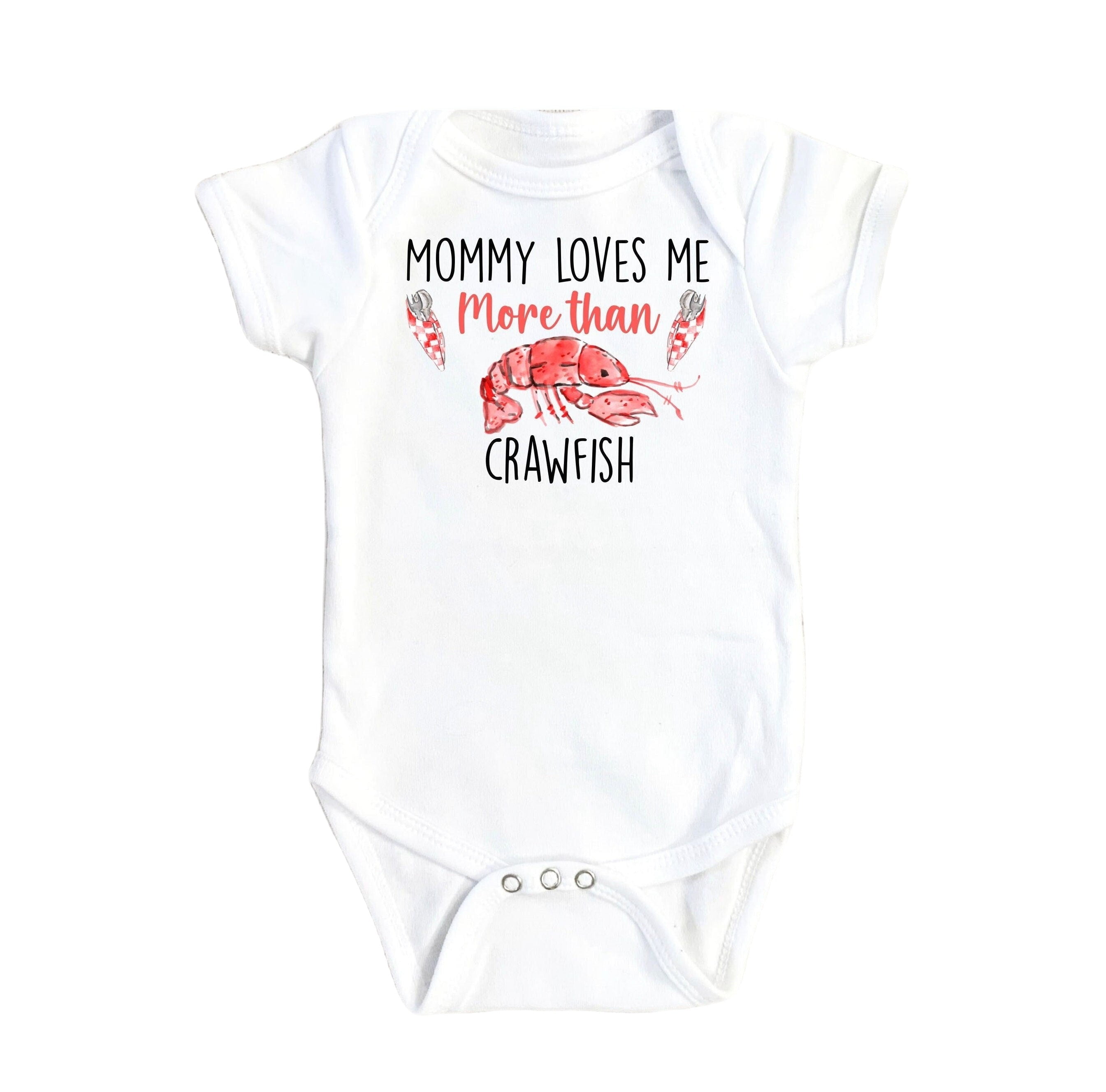Crawfish Mommy - Baby Boy Girl Clothes Infant Bodysuit Funny Cute Newborn - Walmart.com