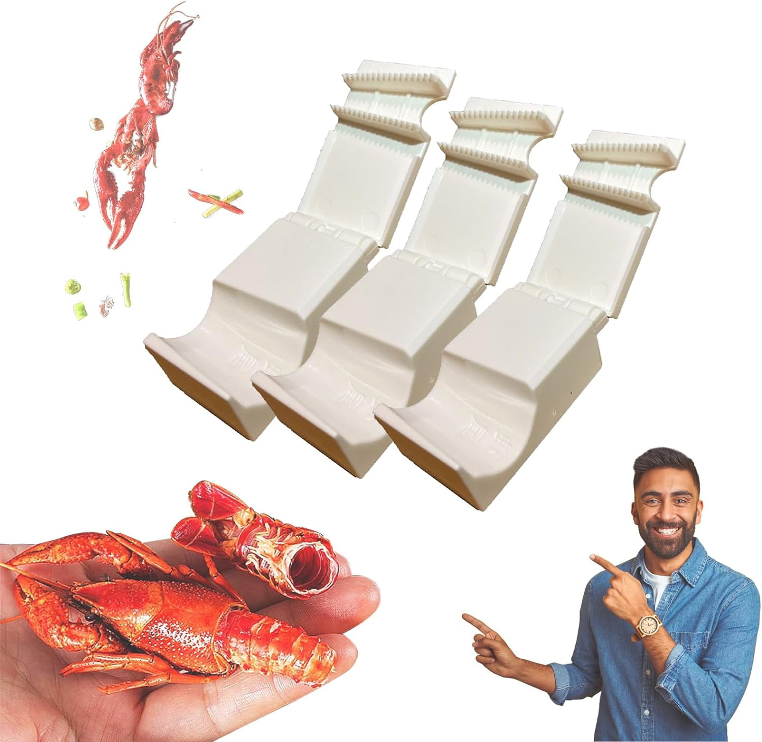 Crawfish Peeler, Crawfish Shucker, Crawfish Sheller Tool for Peeling ...