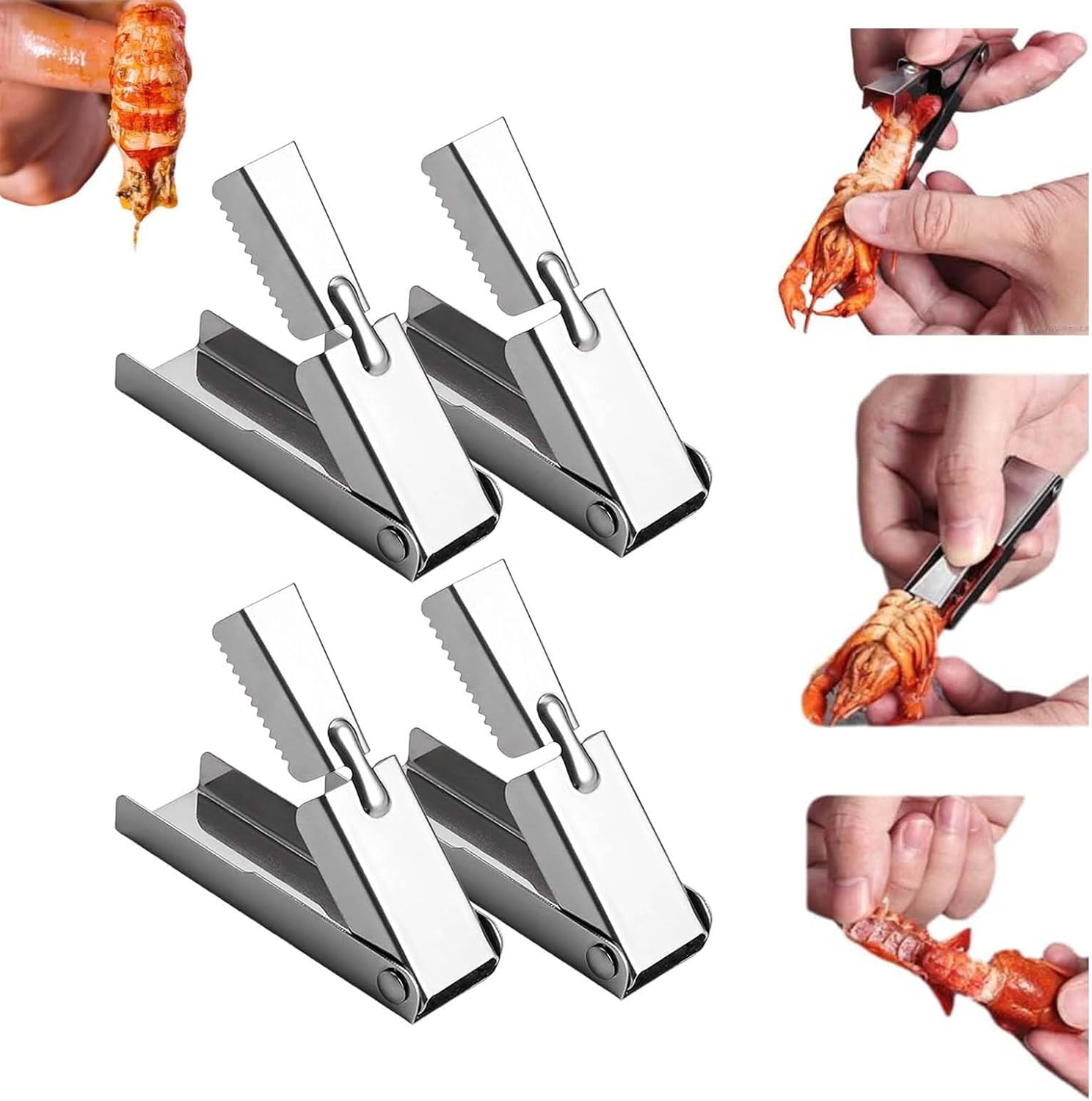 Crawfish Peeler Tool, 2025 New Stainless Steel Crawfish Sheller Tool ...