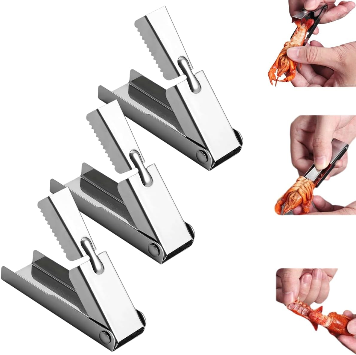 Crawfish Peeler Tool, Crawfish Tail Peeler, Stainless Steel Crawfish ...