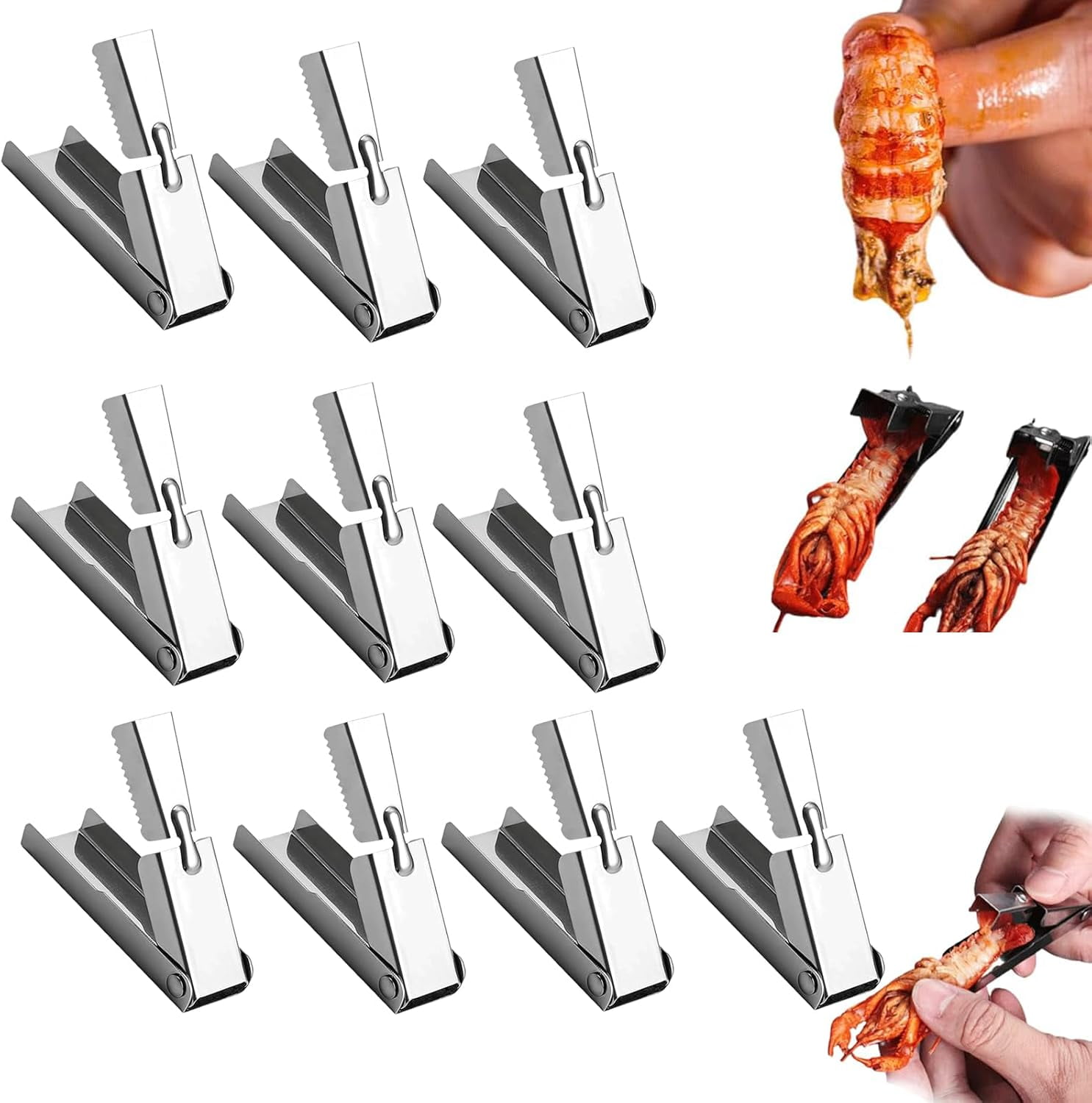 Crawfish Peeler Tool, Stainless Steel Crawfish Peeler Tool, Crayfish ...