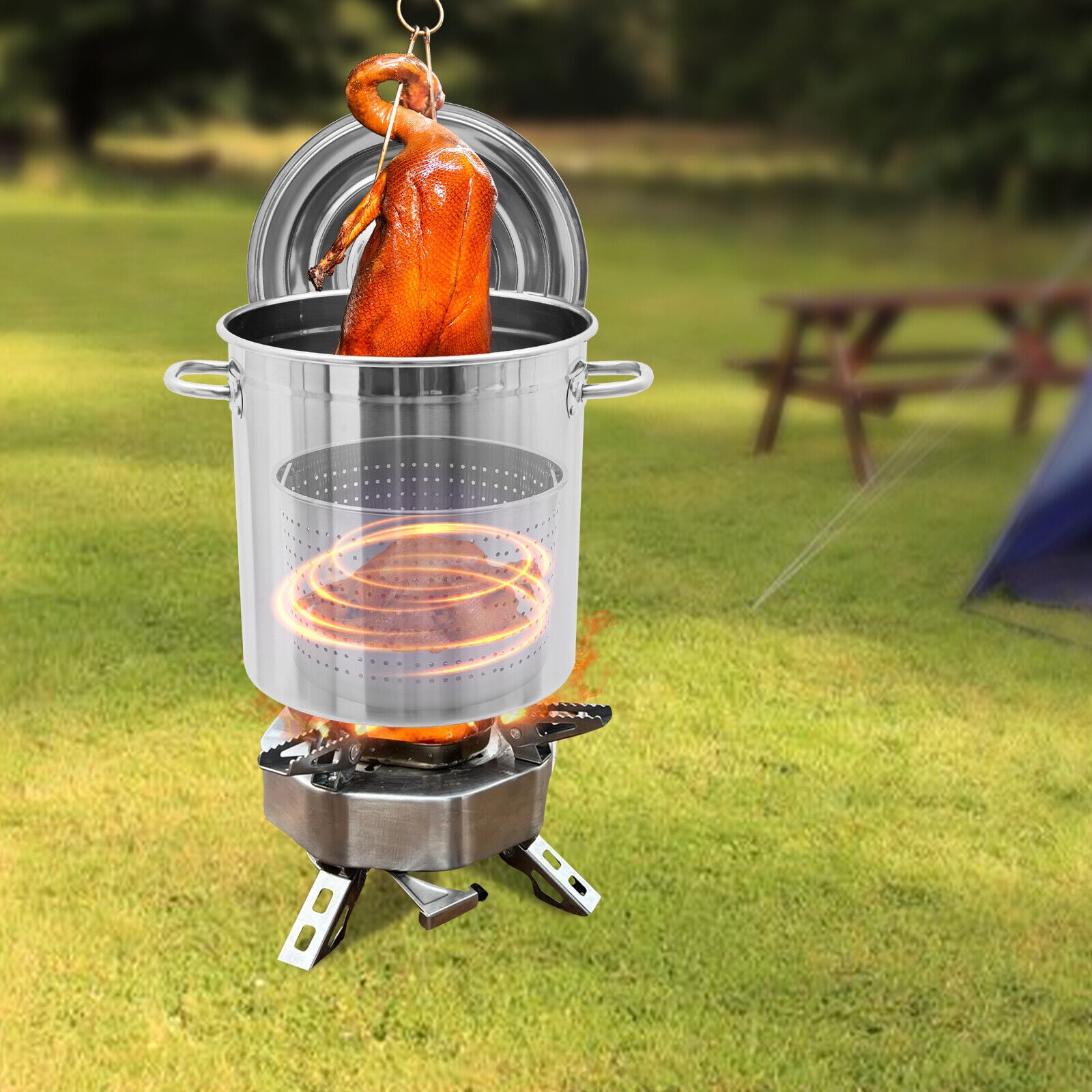 Crawfish Seafood Boil Pot, Outdoor Cooking Pot for Crab Lobster Shrimp ...