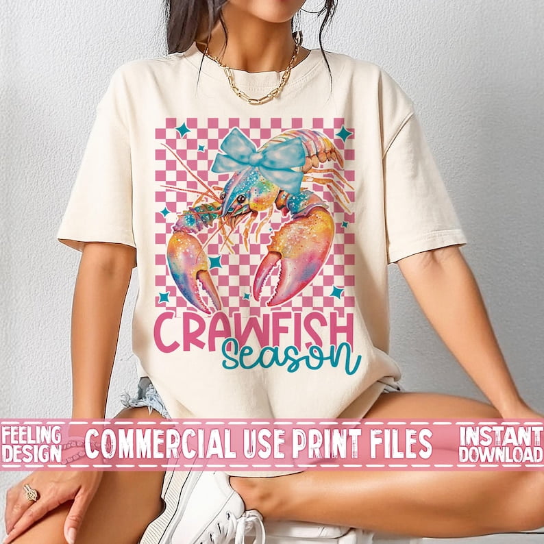 Crawfish Season Preppy T-shirt, Crawfish Shirt, Crawfish Preppy Shirt ...