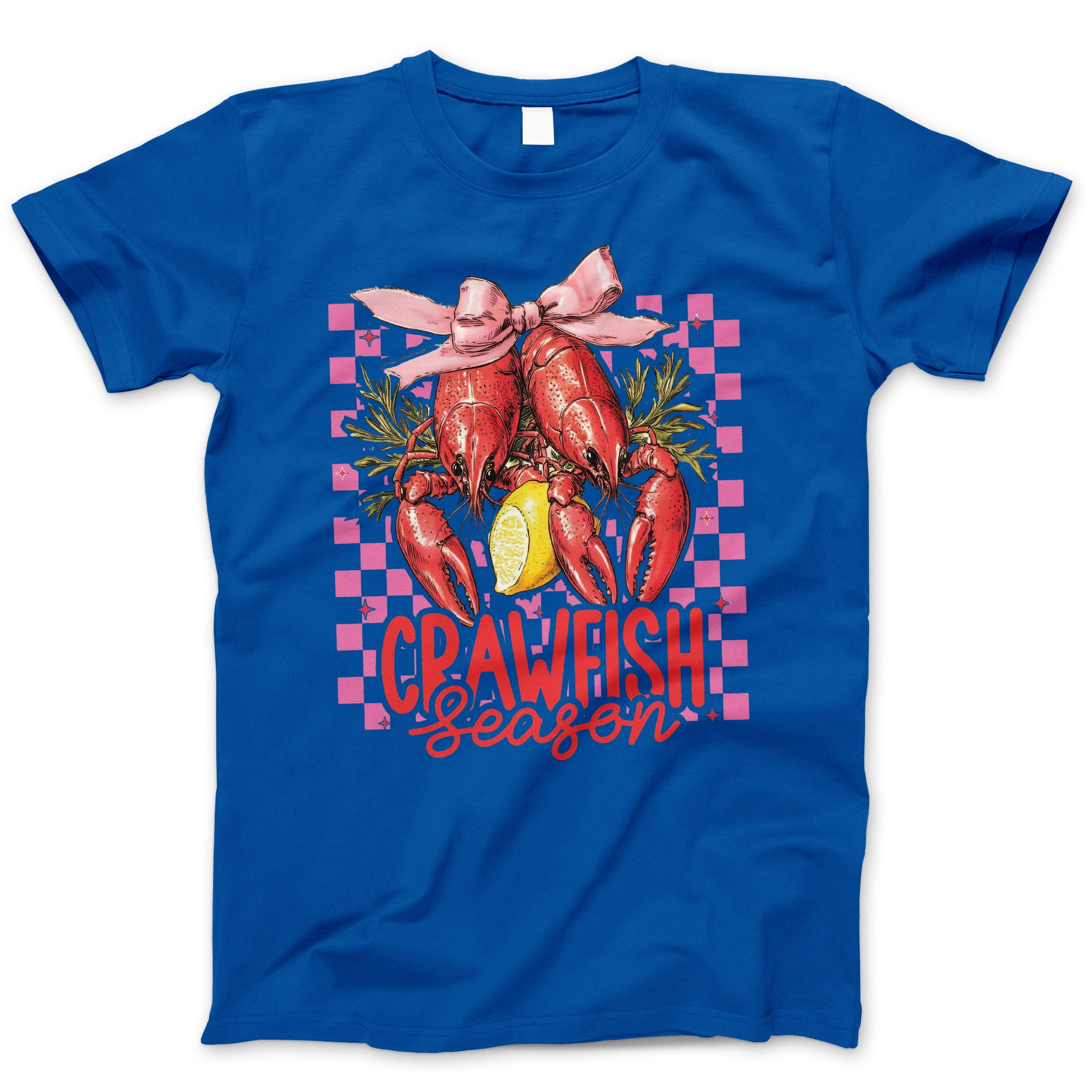 Crawfish Season T-Shirt – Cute Seafood Boil Graphic Tee with Red ...