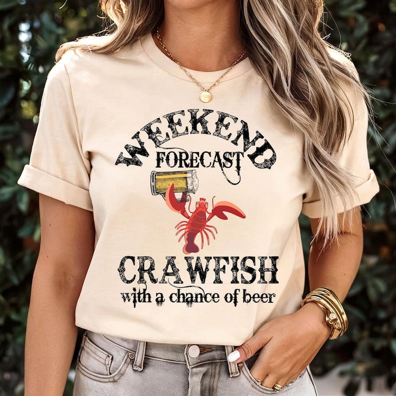 Crawfish Season T-Shirt, Funny Cajun Crawfish Lover Tee, Weekend ...