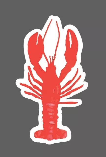 Crawfish Sticker Lobster Feast Waterproof Sticker Phone Decal Water ...