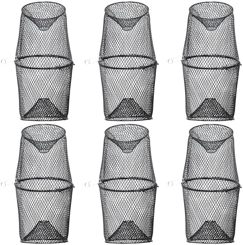 Crawfish Trap Crawdads Crayfish Trap Torpedo Heavy Duty Bait Steel Mesh ...