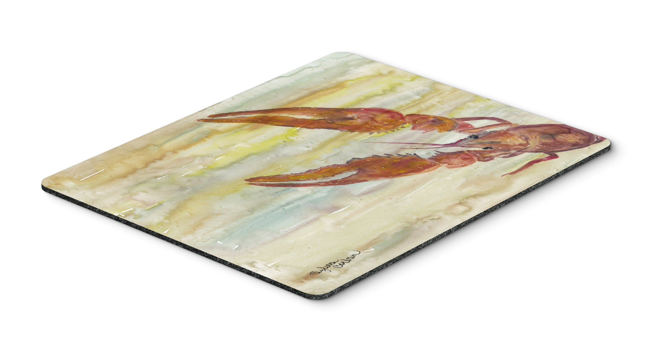 Crawfish Yellow Sky Mouse Pad Hot Pad or Trivet - Walmart.com