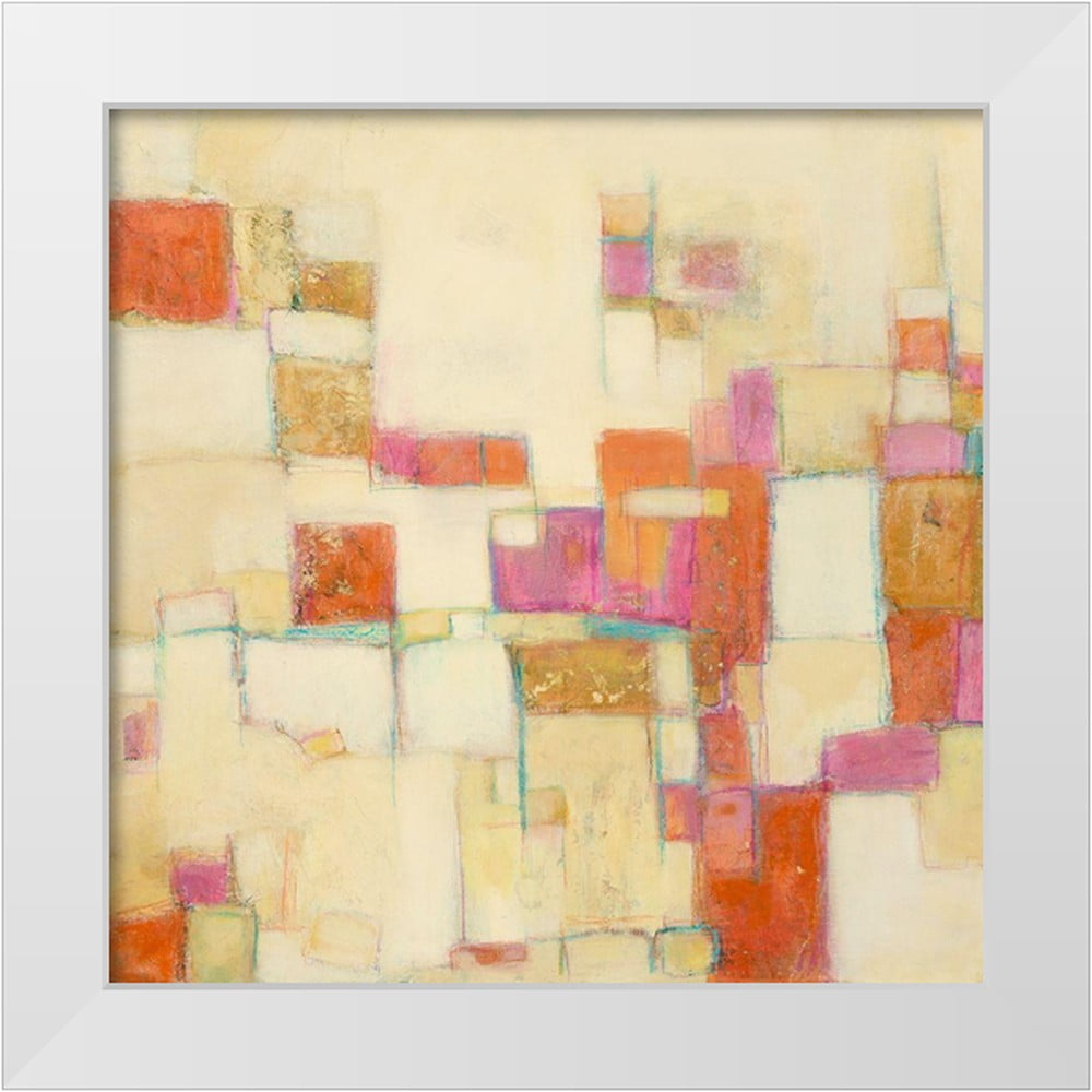 Crawford, Beverly 26x26 White Modern Wood Framed Museum Art Print ...