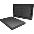 Crawl Space Door with Louvers for Crawl Space Access - Fits 12” H x 20 ...