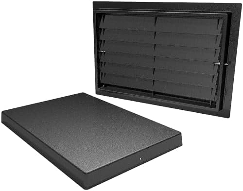 Crawl Space Door with Louvers for Crawl Space Access - Fits 12” H x 20 ...