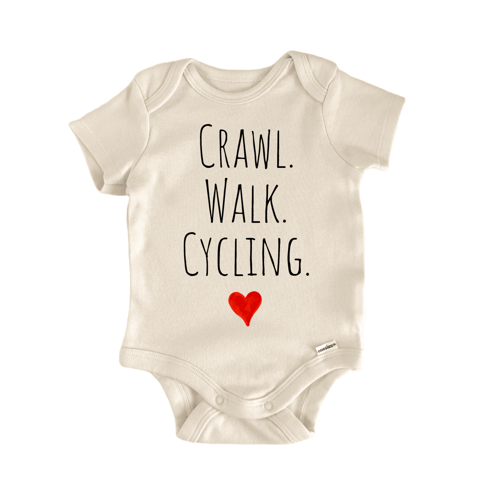 Crawl Walk Cycling - Baby Bodysuit - Walmart.com