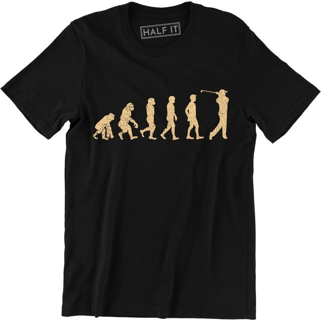 Crawl Walk Golf Evolution - Golfing Masters Clubhouse Men's T-Shirt ...