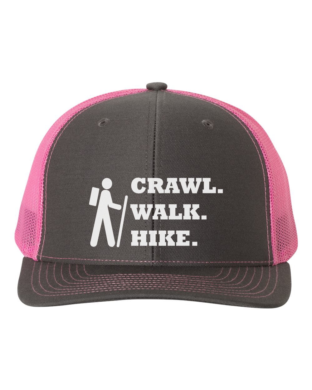 Crawl Walk Hike, Hiking Hat, Hiking Gear, Trucker Hat, Snapback, Hiking ...