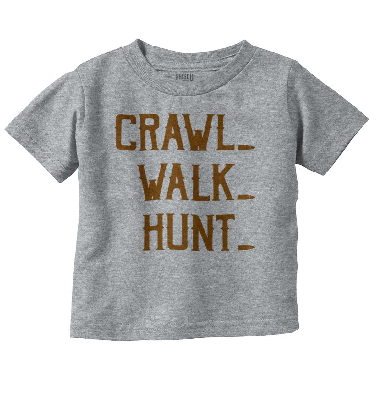Crawl Walk Hunt Hunting Life Toddler Boy Girl T Shirt Infant Toddler ...