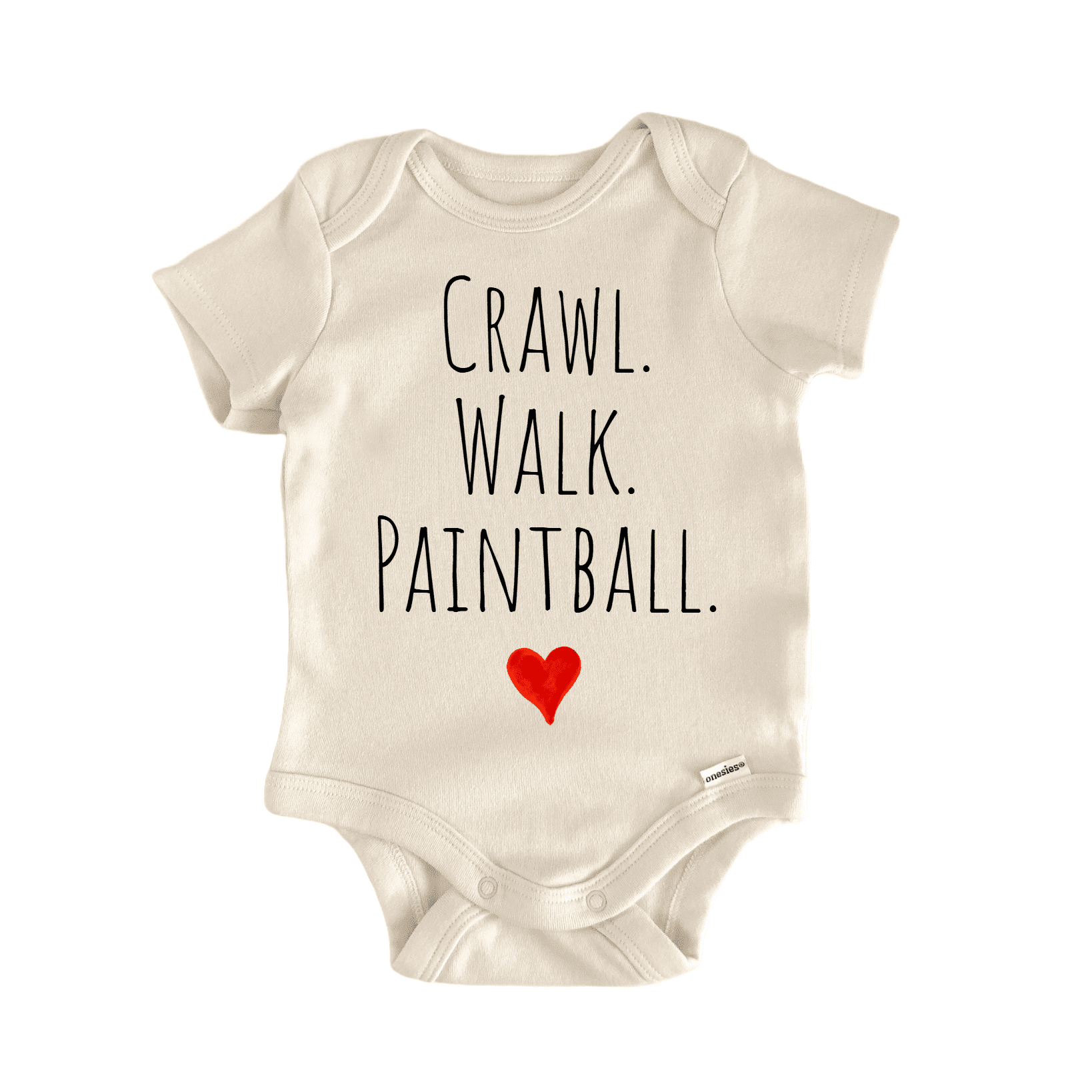 Crawl Walk Paintball - Baby Bodysuit - Walmart.com