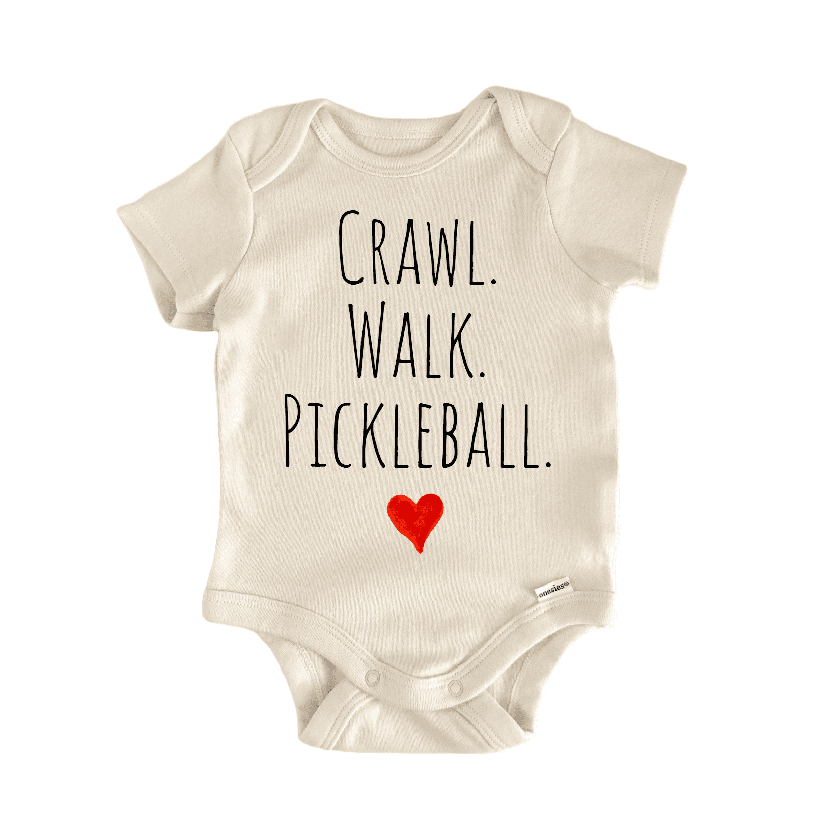 Crawl Walk Pickleball - Baby Bodysuit - Walmart.com