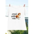 Crawl Walk Ride Pony Equestrian Unisex T-shirt up to 5XL - Walmart.com