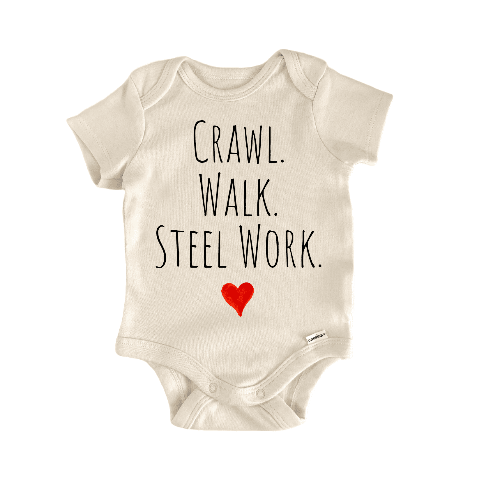 Crawl Walk Steel Work - Baby Bodysuit - Walmart.com
