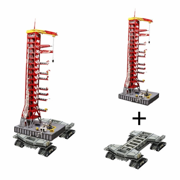 Crawler Transporter + Saturn V Launch Umbilical Tower Building Blocks ...