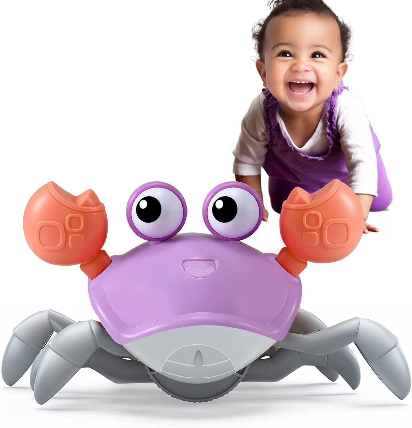 Crawling Crab Baby Toy - Infant Tummy Time Toys Babies Boy Learning ...