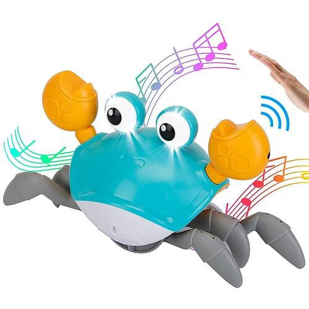 Crawling Crab Baby Toy with Music and LED Light for Kid Interactive ...